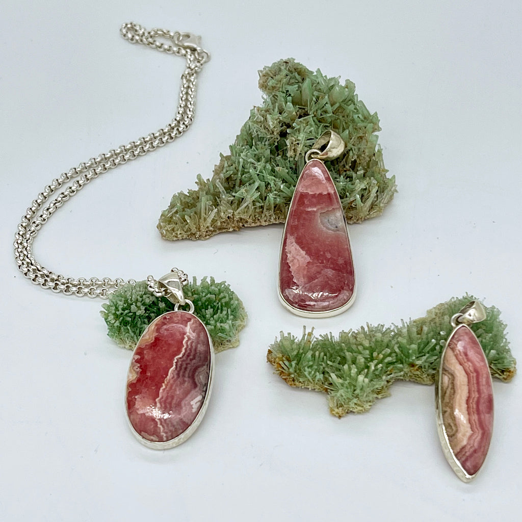 RHODOCHROSITE PENDANTS – Sprinkle Emporium